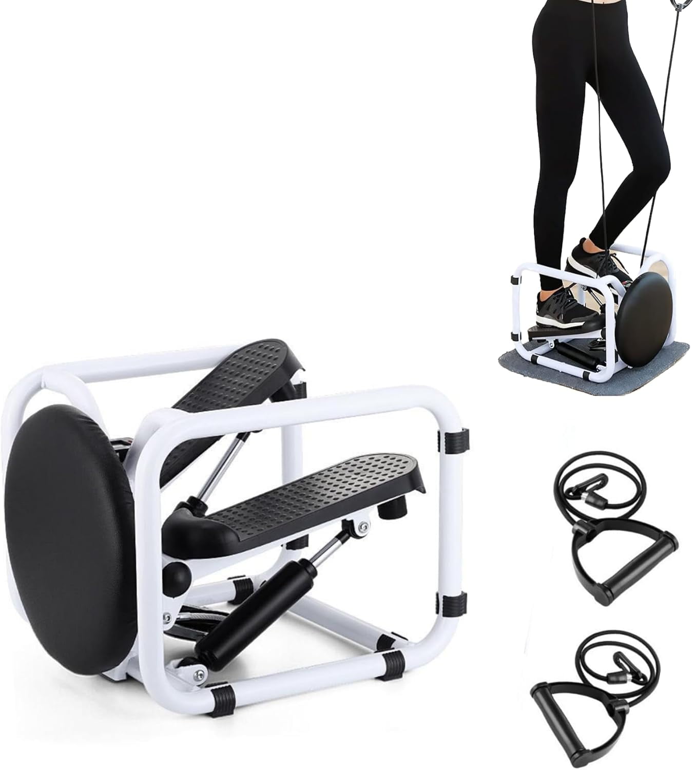 Fitness Stair Stepper Portable Twist Chair Stepper for Exercise with ...