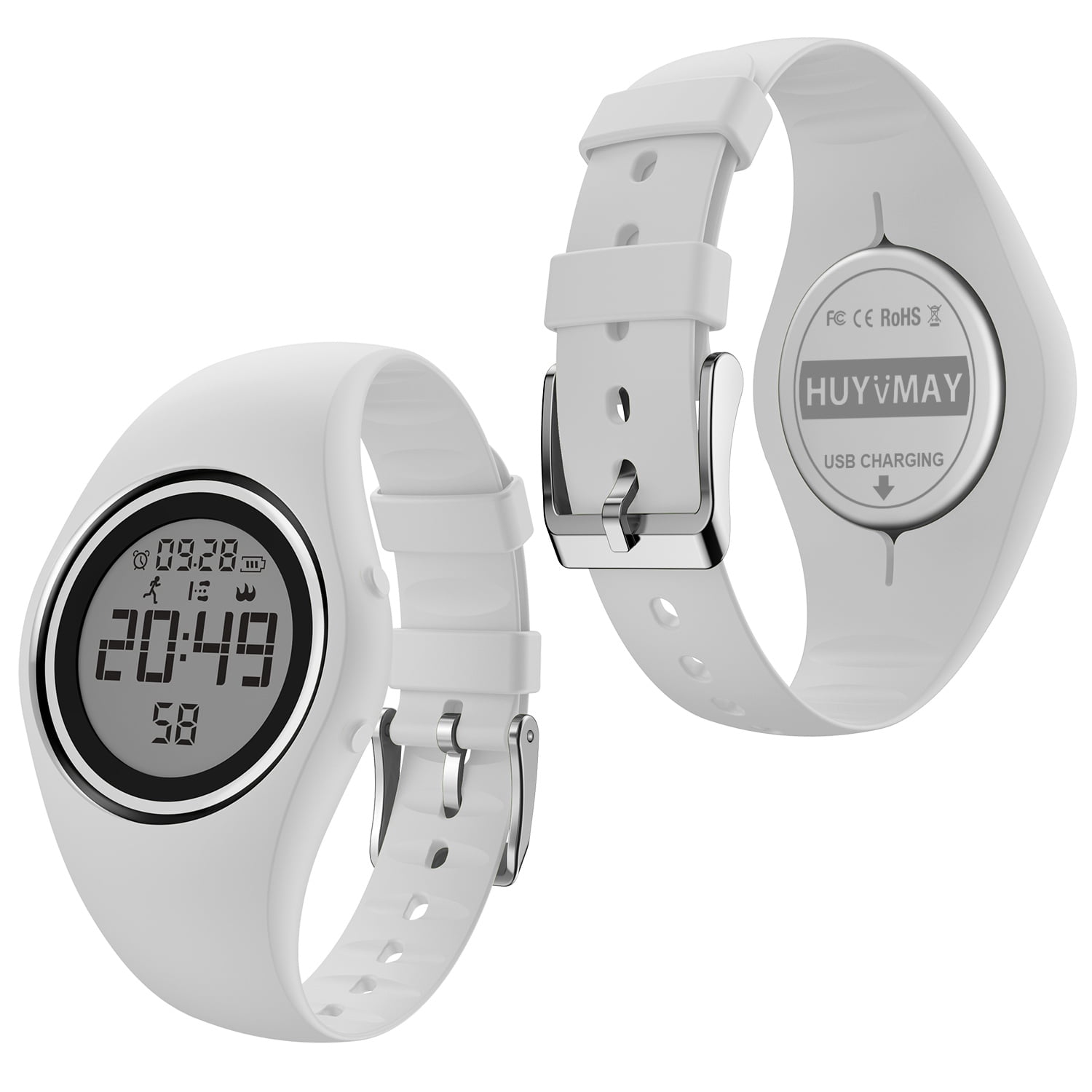 Fitness Tracker Pedometer Watch without App/Bluetooth, IP68 Waterproof ...