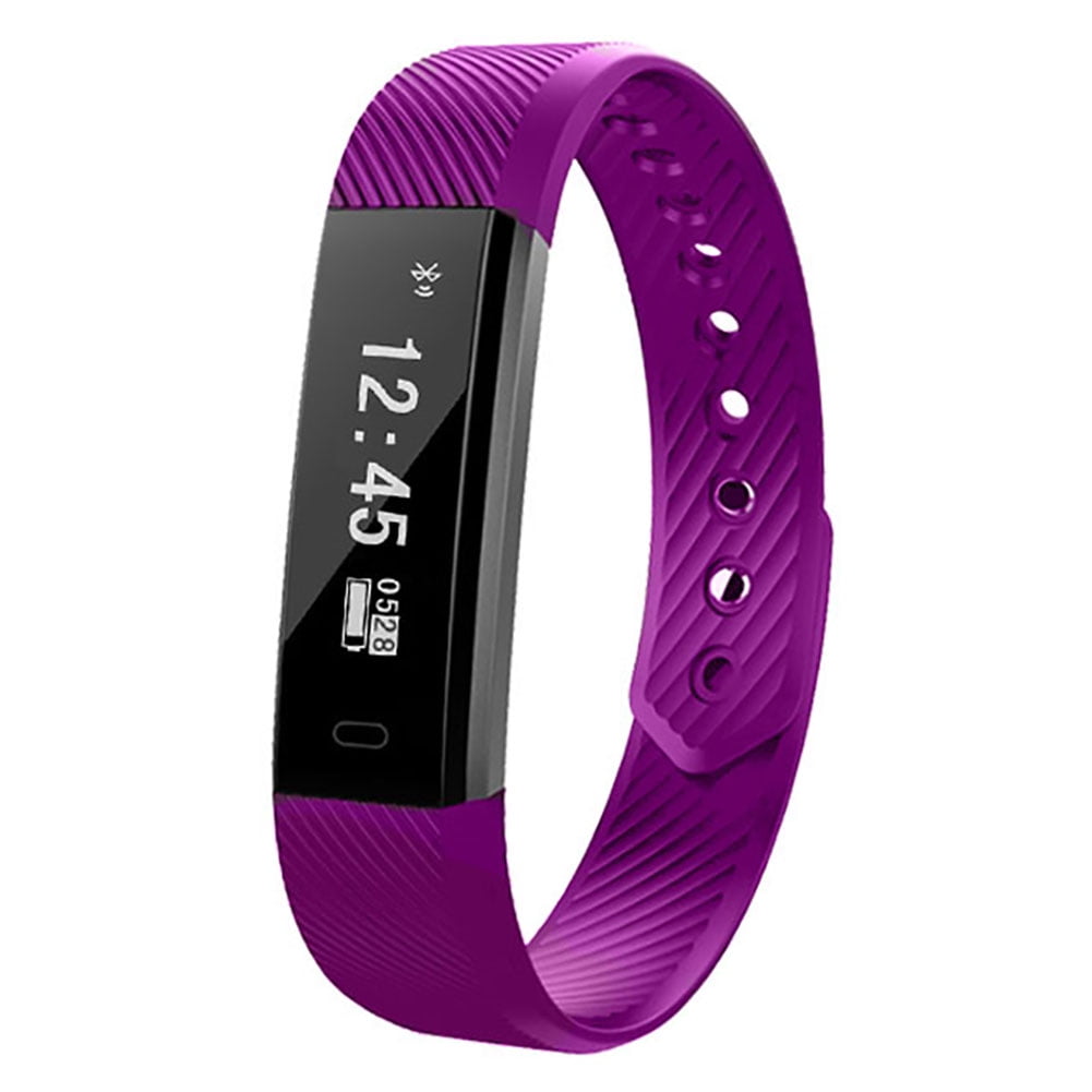 Fitness Tracker Smart Bracelet Activity Sports Heart Rate Monitor Smart ...