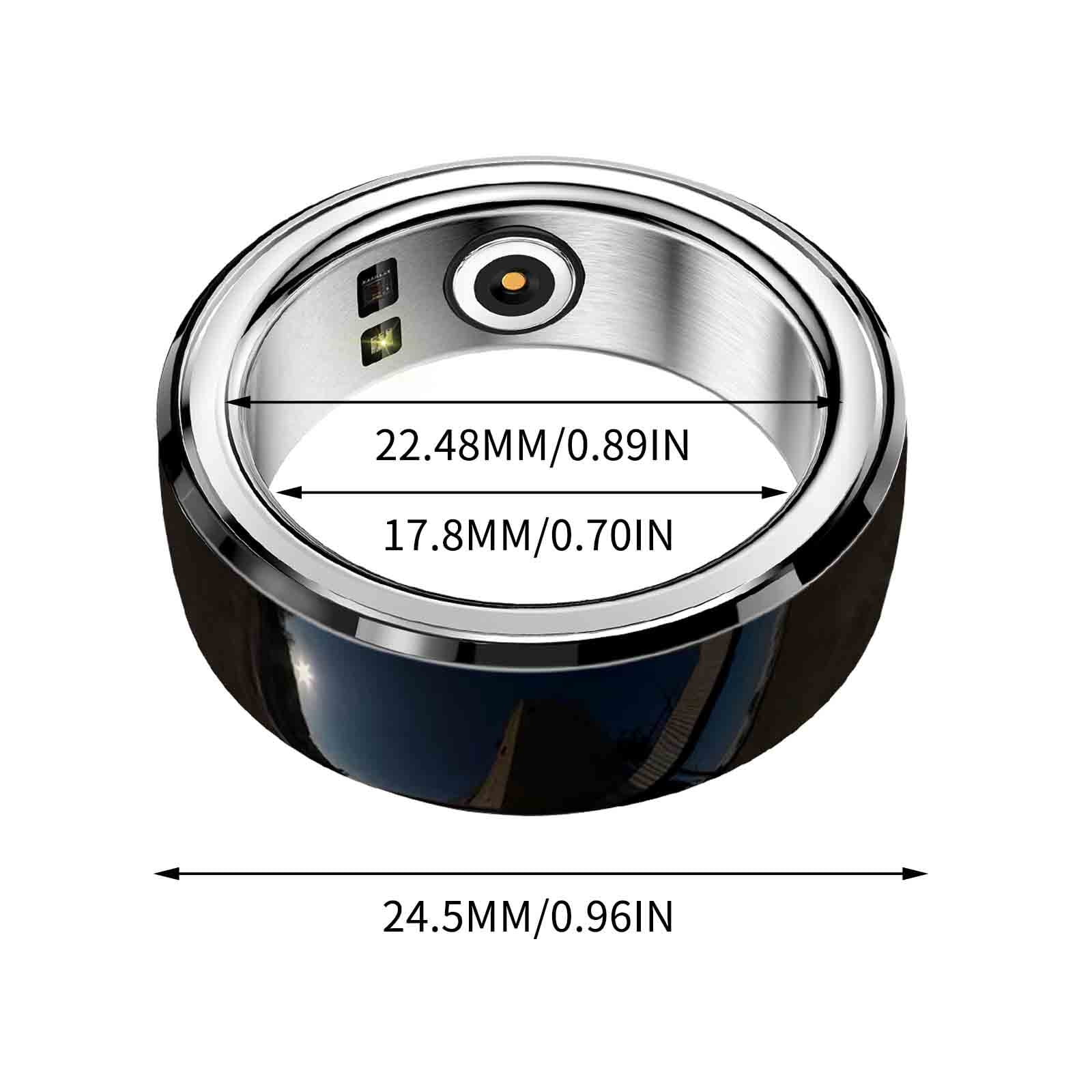 Fitness Tracker, Smart Ring, Health Monitor, 5ATM Waterproof, Sleep ...