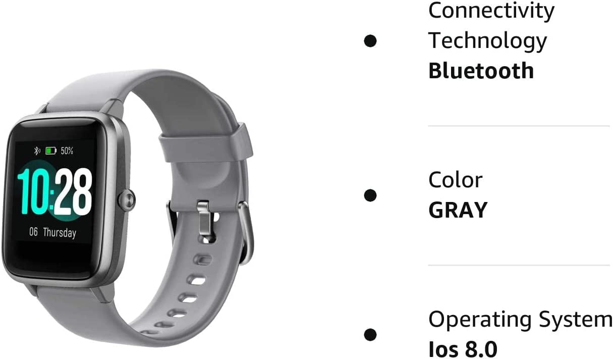 Fitness Tracker, Smart Watch Step Trackers with Heart Rate Monitor ...