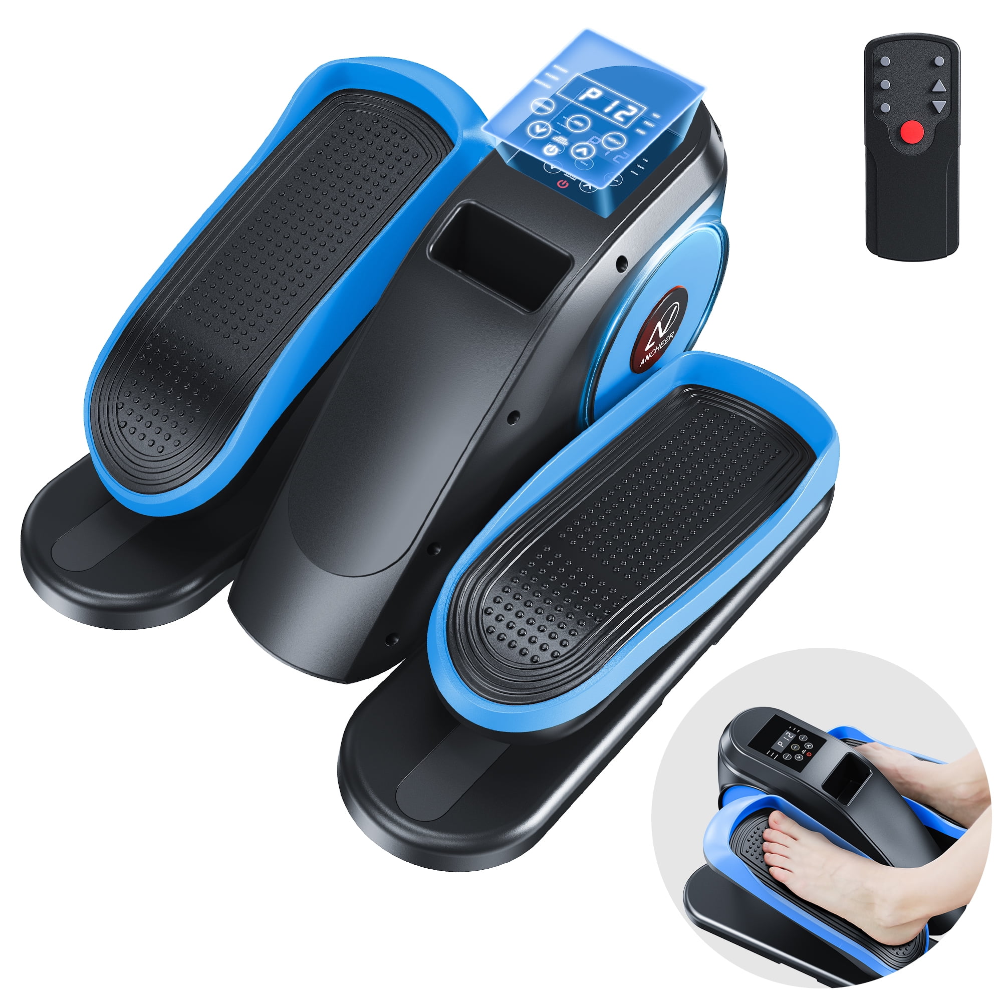 Fitness Under Desk Elliptical Trainer Machine, 12 Level Speeds Mini ...