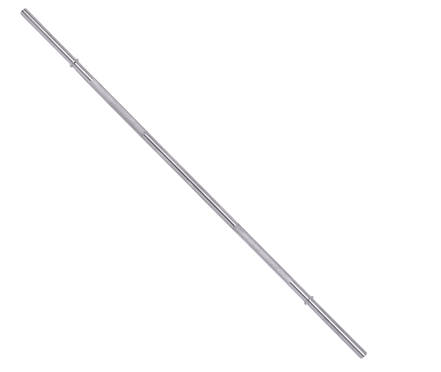 Fitness Weight Bar 5FT Barbell 1 Inch Solid Chrome Workout Exercise ...