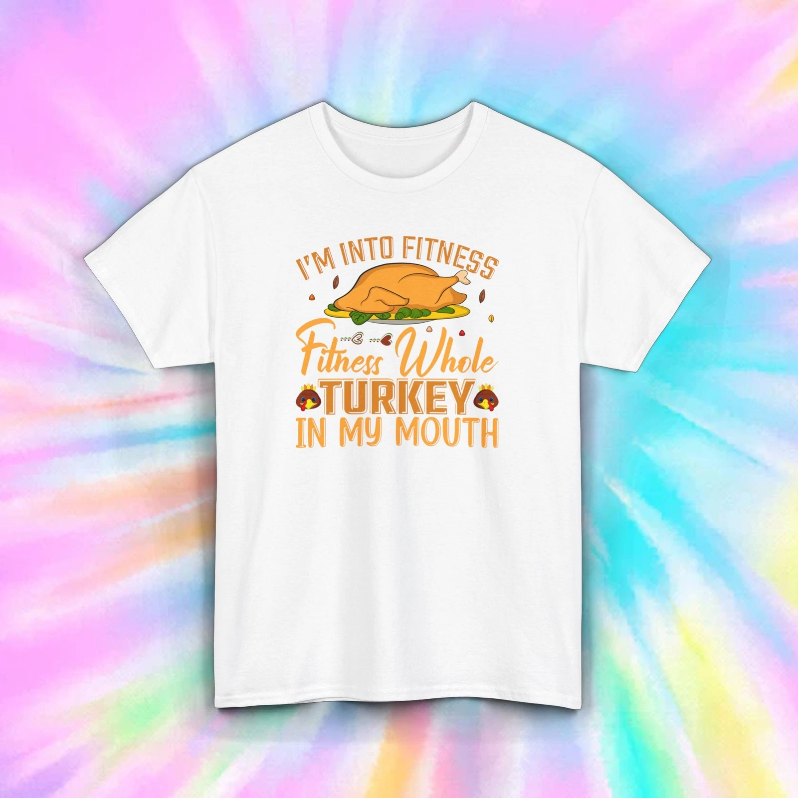 Fitness Whole Turkey Funny Thanksgiving Workout Exercise Humor Unisex T ...