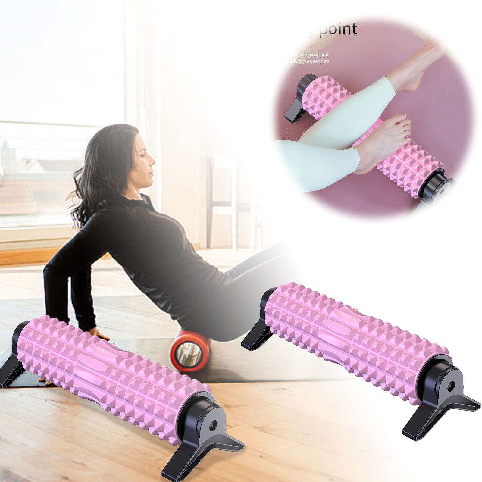 Fitness & Yoga Adjustable Triangular Support Foam Roller for Muscle ...