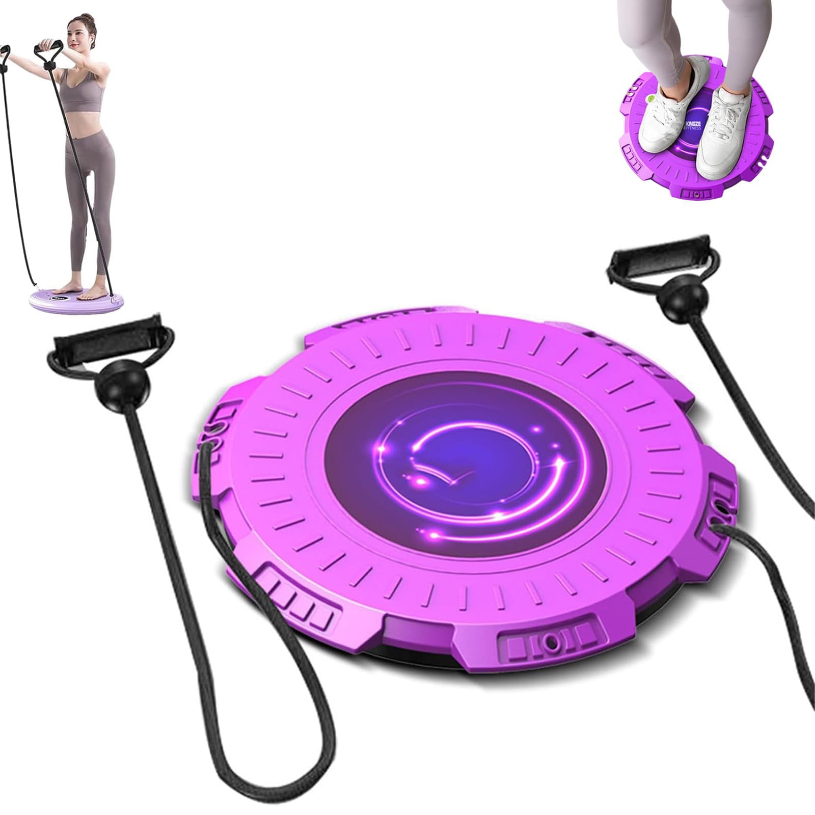 Fitness and Yoga Massage Waist Twisting Board with Pull Rope Zealburst ...