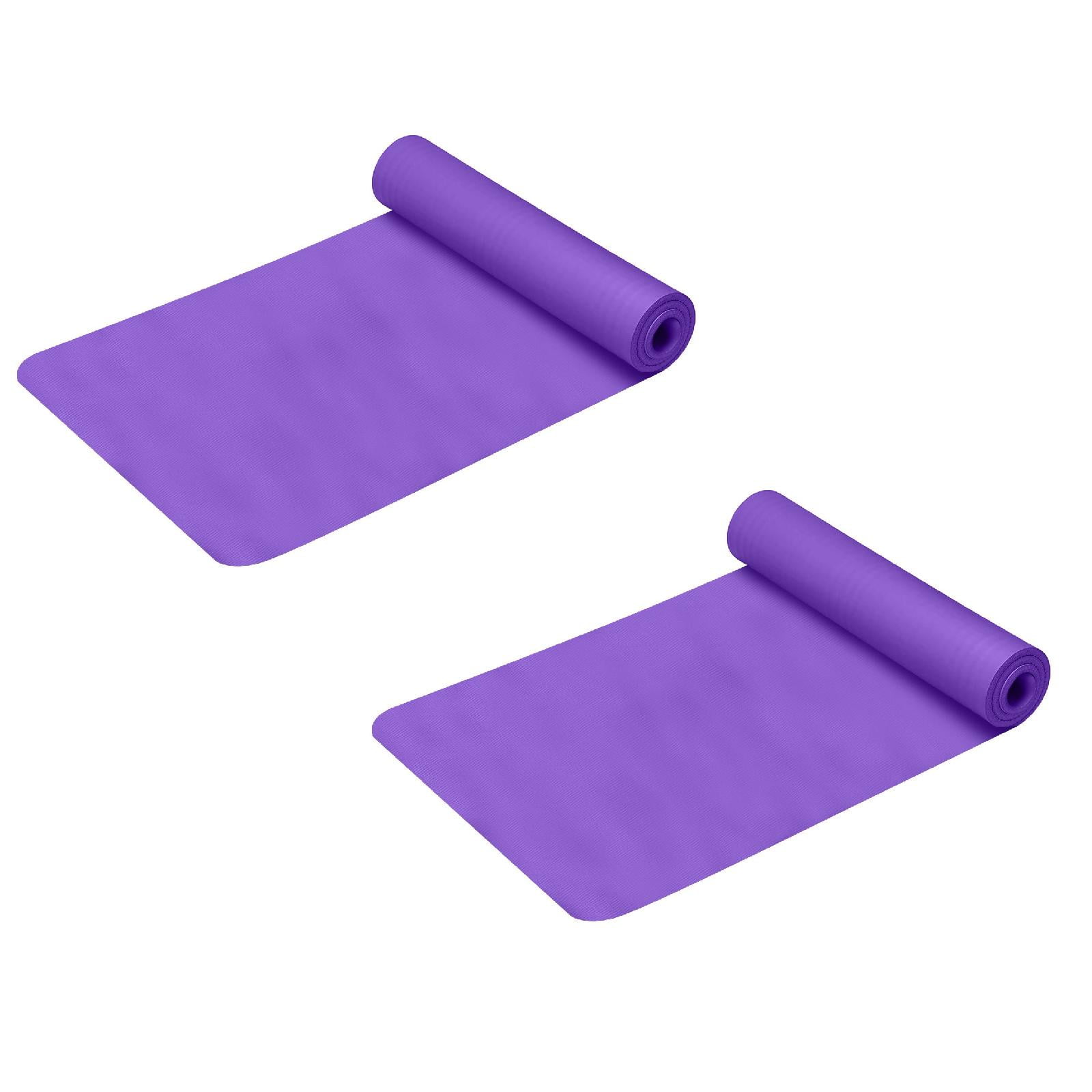 Fitness Yoga Mat for Women and Men, Large, 4mm Thick, 68*23 Inch Long ...