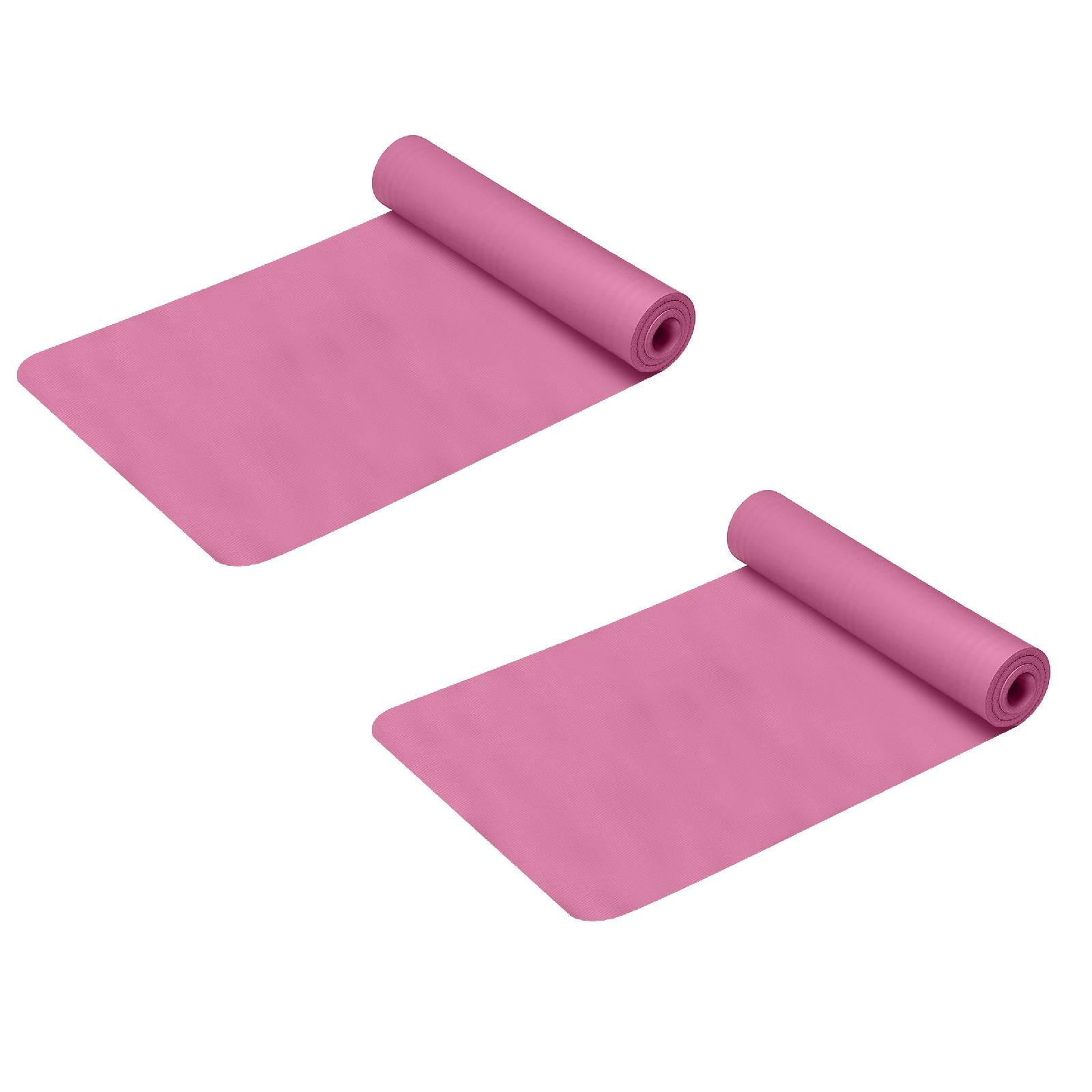 Fitness Yoga Mat for Women and Men, Large, 4mm Thick, 68*23 Inch Long ...