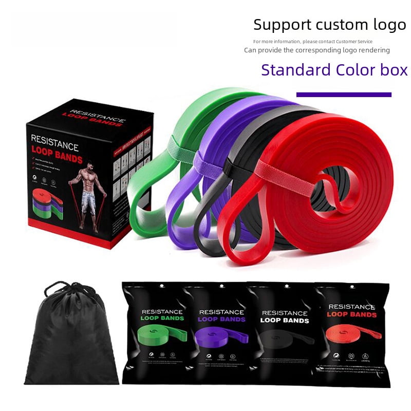 Fitness elastic ring wide skin ring squat thick ring pull-up training ...