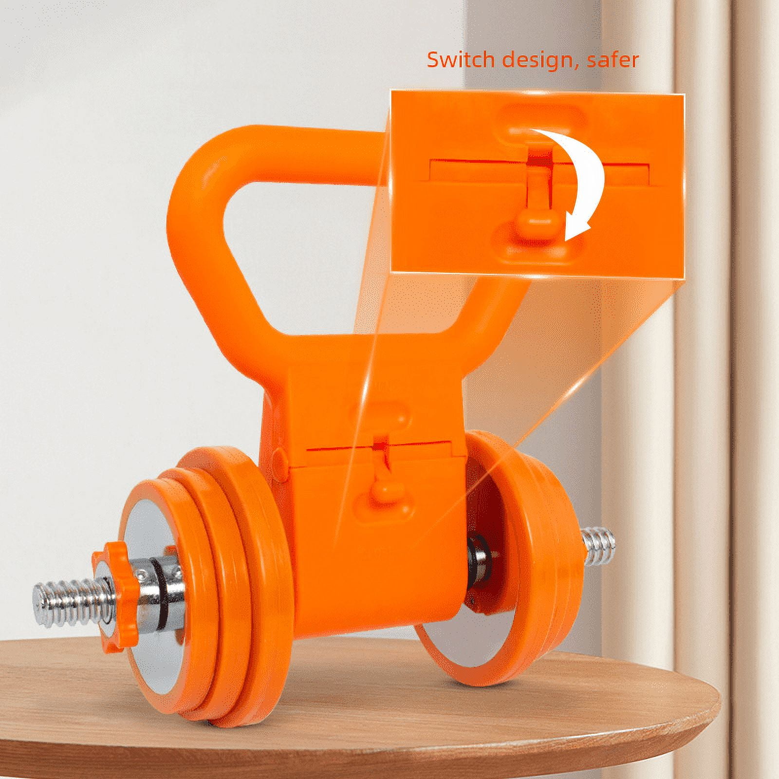 Fitness kettlebell dumbbell grip single hole dumbbell portable dumbbell ...