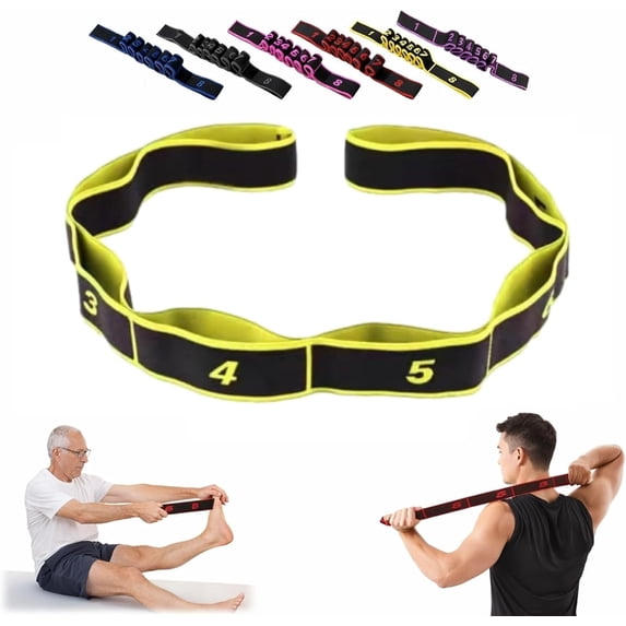 Fitness resistance band, 8-Loop Adjustable Resistance Band Set ...