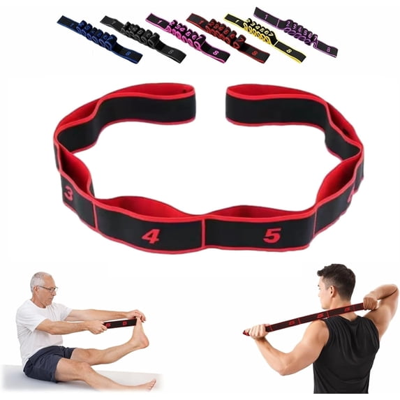 Fitness resistance band, 8-Loop Adjustable Resistance Band Set ...