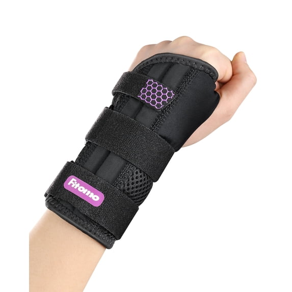 Fitomo Wrist Brace with Metal Splints, Hand Support for Tendonitis ...