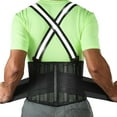 Novapcs Waist Brace Back Brace with Reflective Belt and 7 Splints, for ...