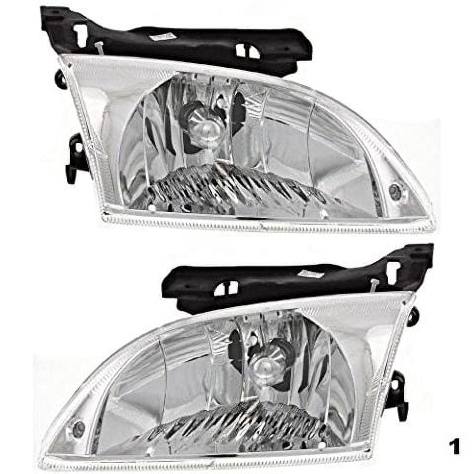 Fits 00-02 Cavalier Left & Right Headlamp Assemblies (Pair) - Walmart.com