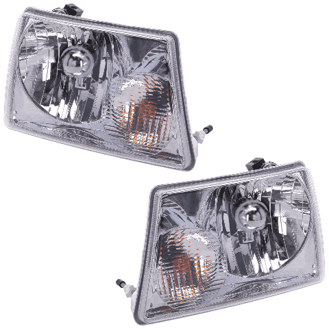Fits 01-11 FD Ranger Left & Right Halogen Combination Headlamp ...