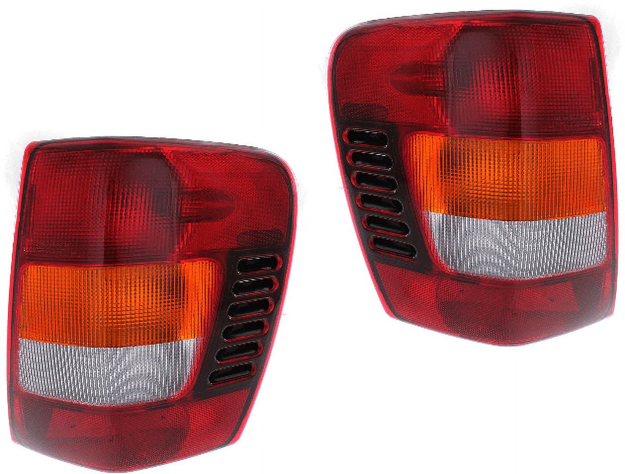 Fits 02-04 Jeep Grand Cherokee Left & Right Set Tail Lamp Unit ...