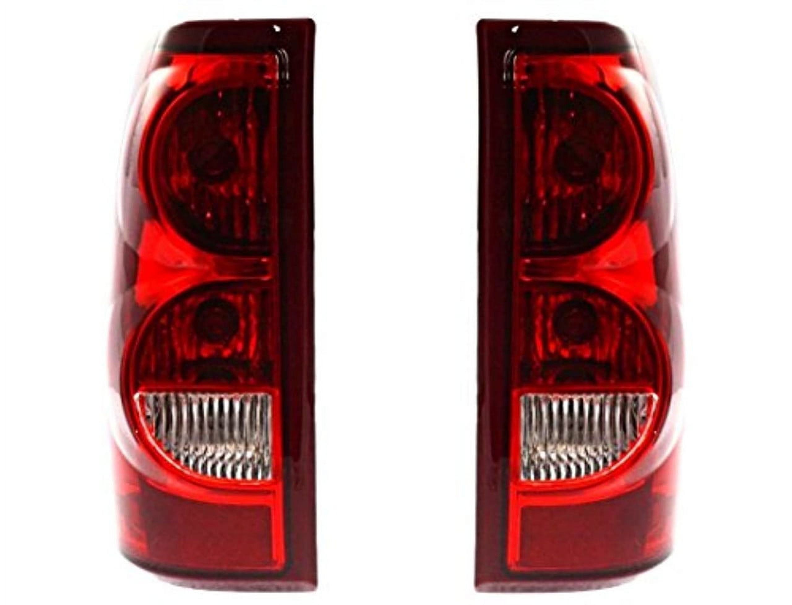 Fits 03 Chevrolet Silverado 1500 2500 Fleetside Left & Right Set Tail ...