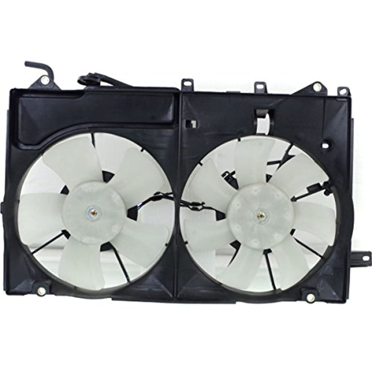 Fits 04-09 Prius Dual Cooling Fan Assembly with Coolant Reservoir ...