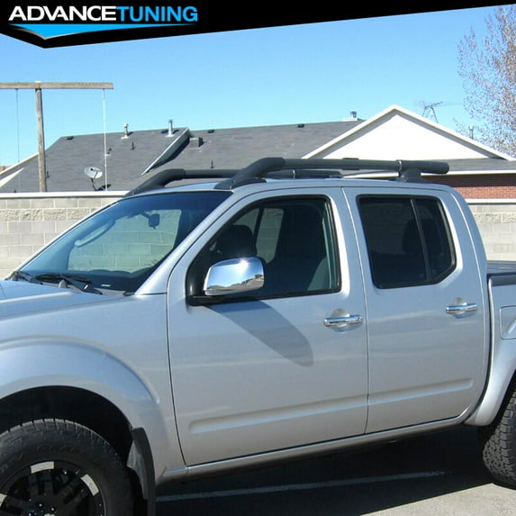 Fits 05-22 Nissan Frontier 4Door Style Black Roof Rack Rail Luggage ...