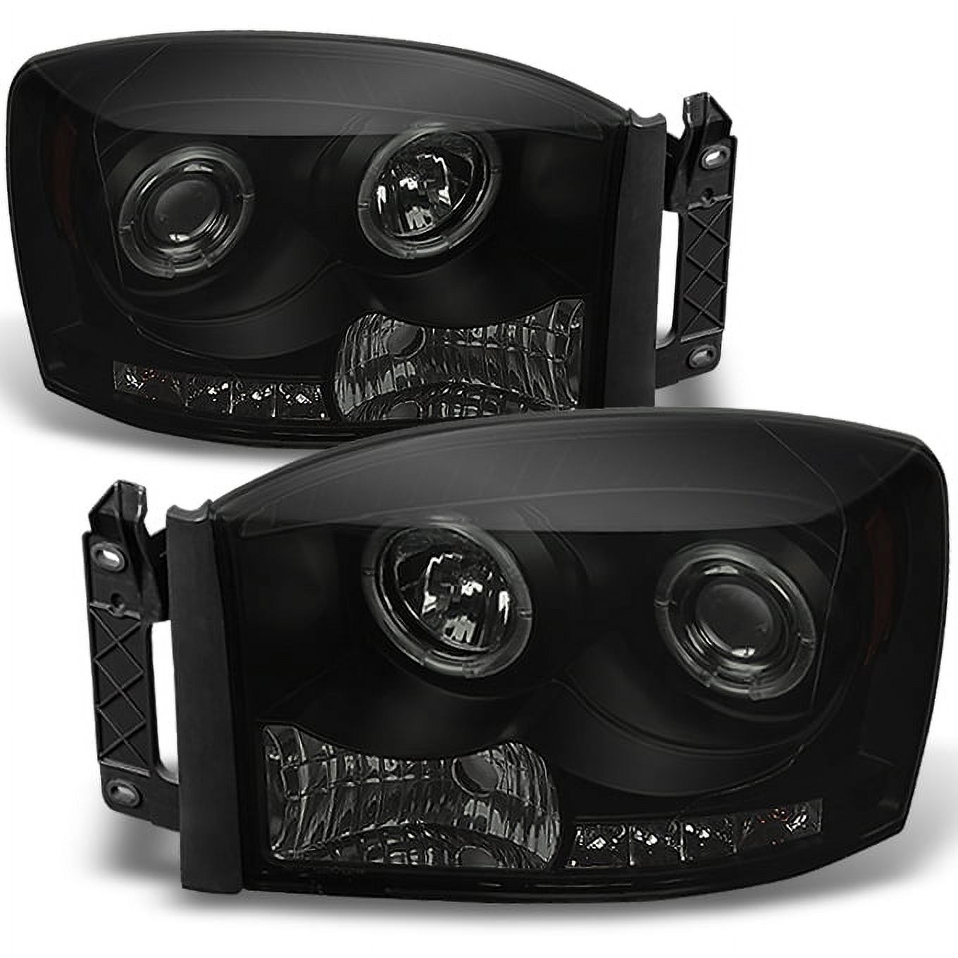 Spyder DODGE RAM 1500 2002-2005/DODGE RAM 2500/3500 2003-2006 Halo Projector Fog Lights w/Switch ...