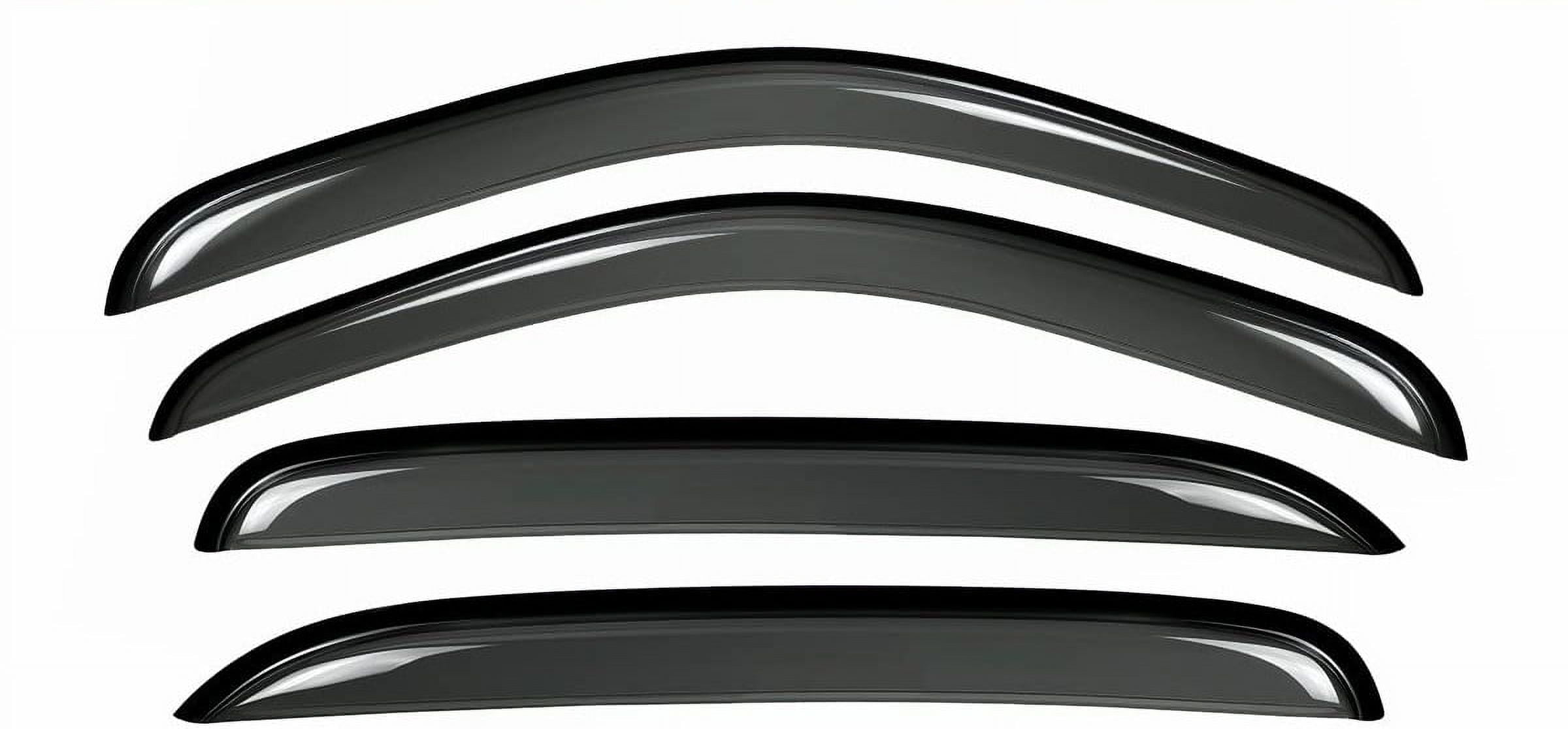 ZH Brand 07-13 GMC Sierra 1500 Crew Cab Window Visor, Sun Rain Guard ...