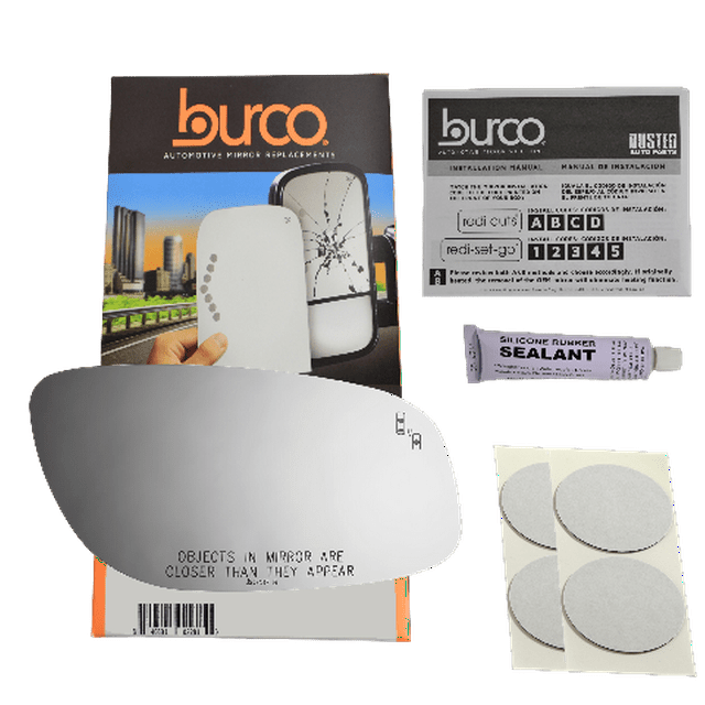 Fits 10-19 Taurus Right Passenger Convex Mirror Glass Lens w/Blind Spot ...