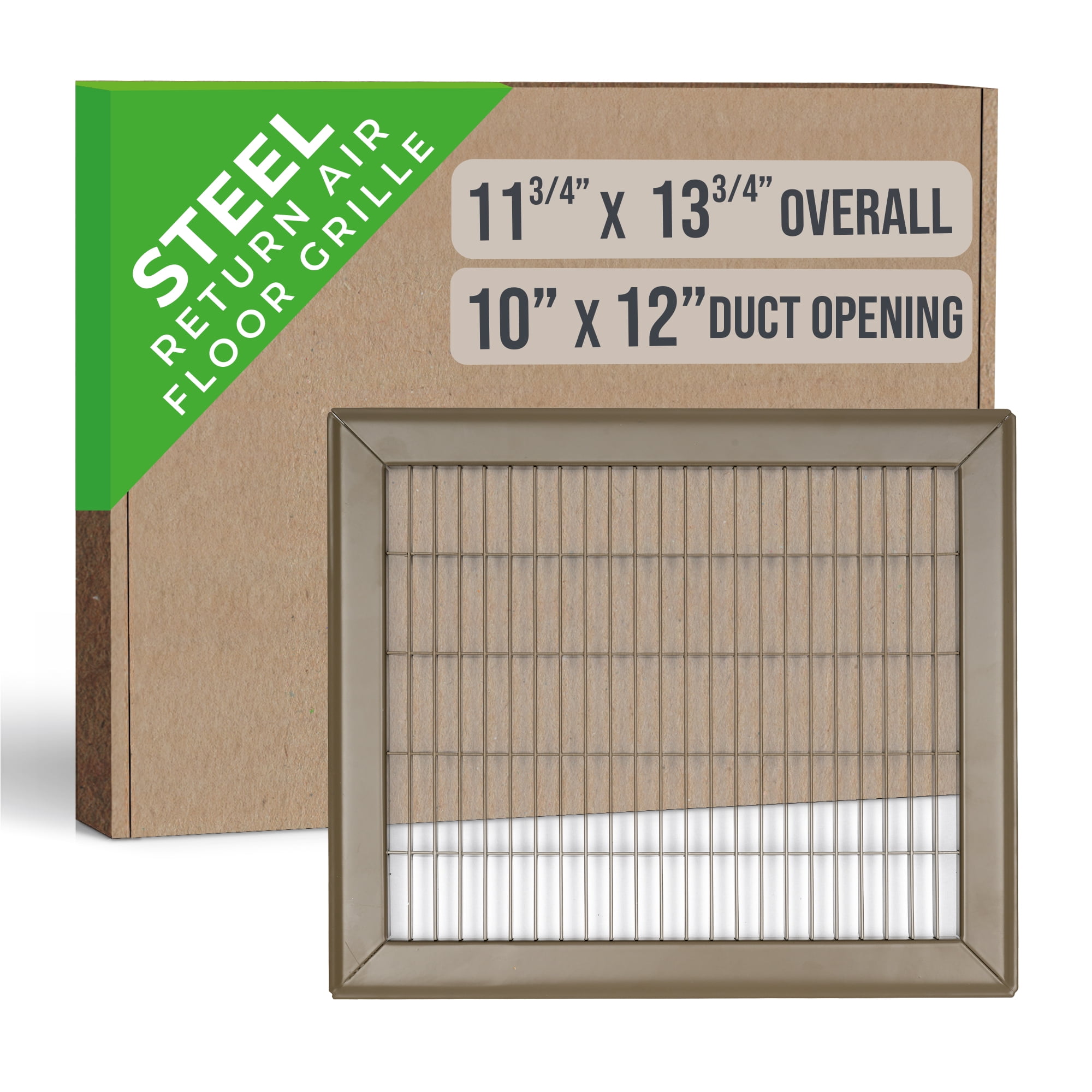 Fits 10x12 Duct Opening | Return Air Floor Grille by Handua| Walkable ...