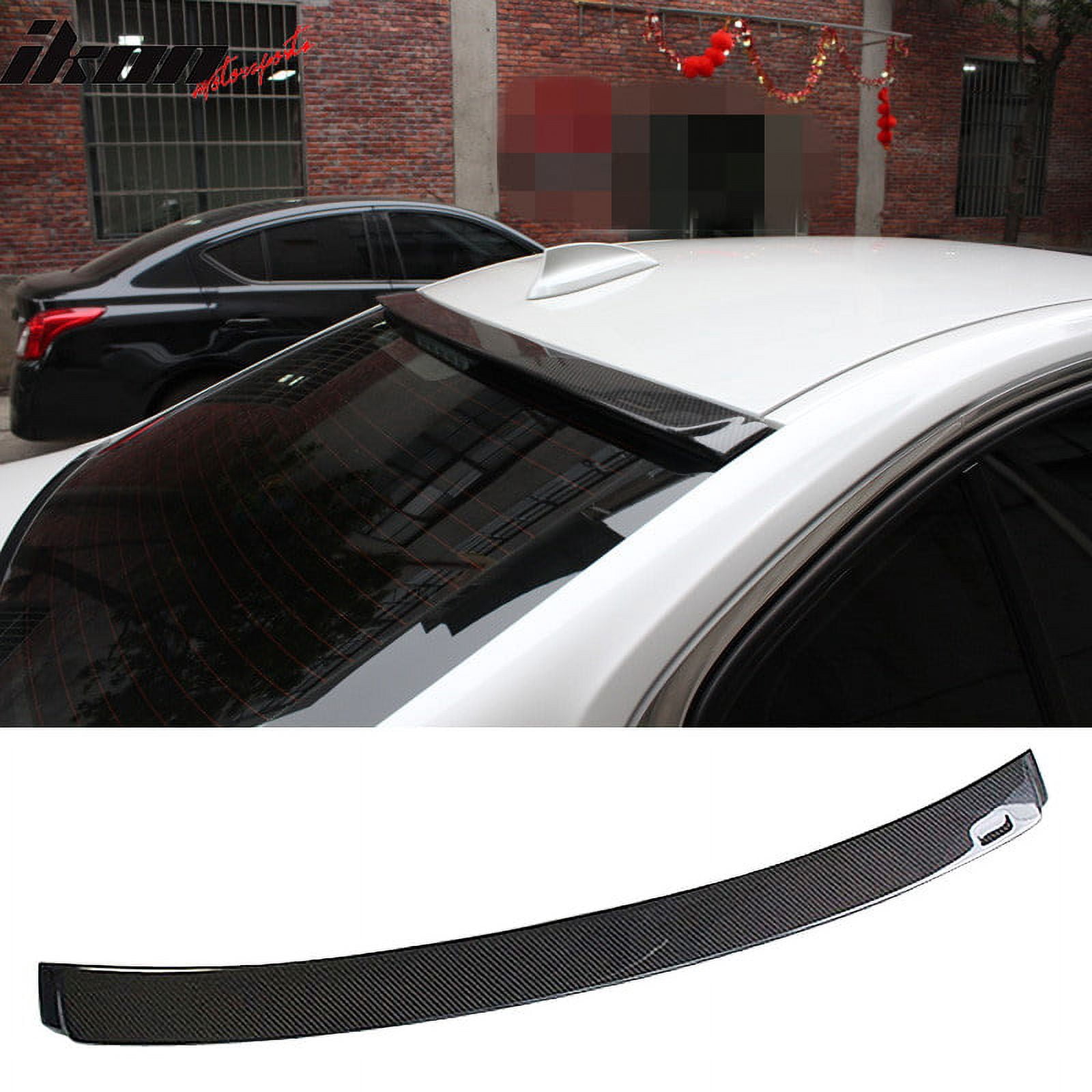 Fits 12-17 BMW 3-Series F30 F80 AC Style Roof Spoiler Lip Wing - CF ...