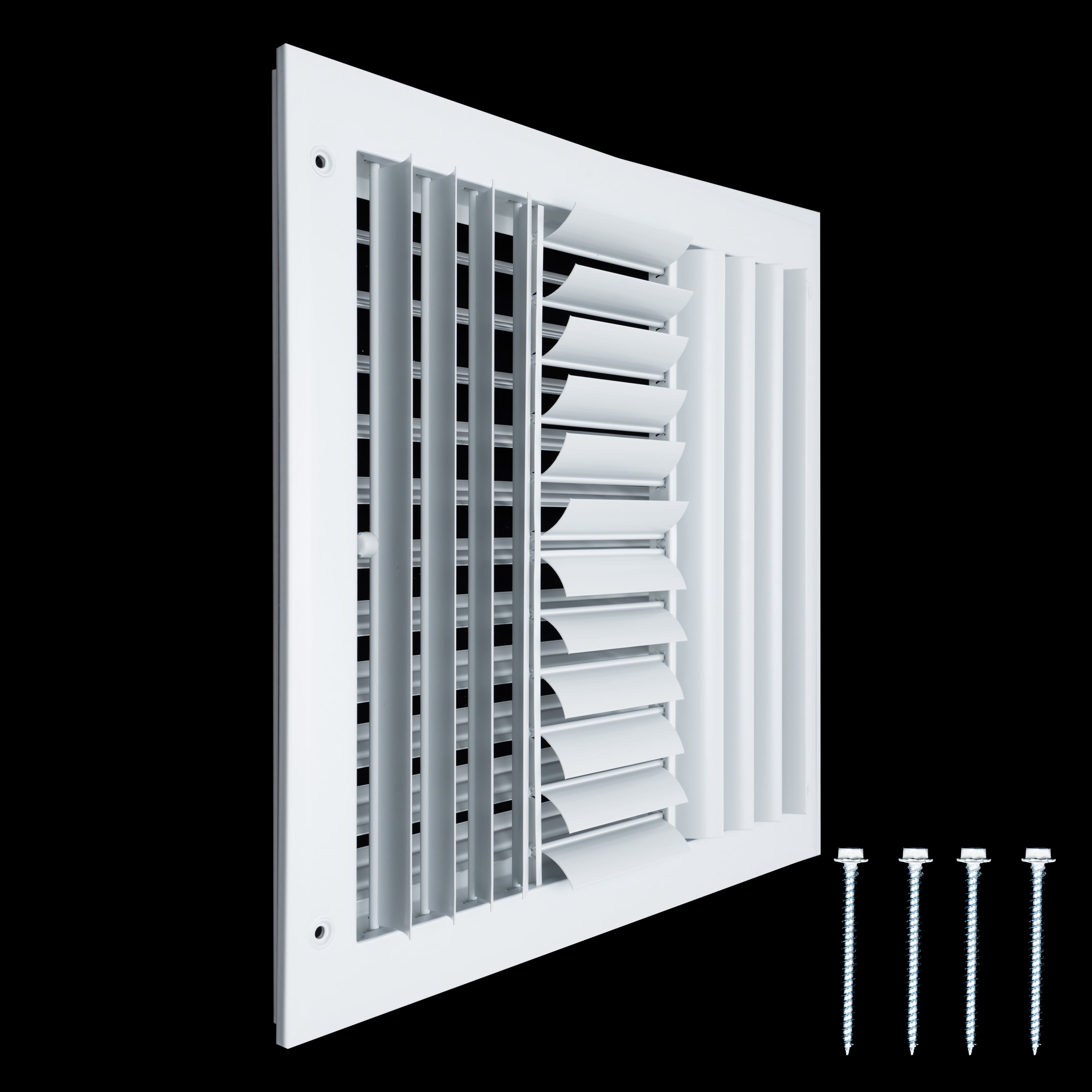 Fits 12x12 Duct Opening Aluminum 4-WAY Adjustable Air Supply Grille by ...