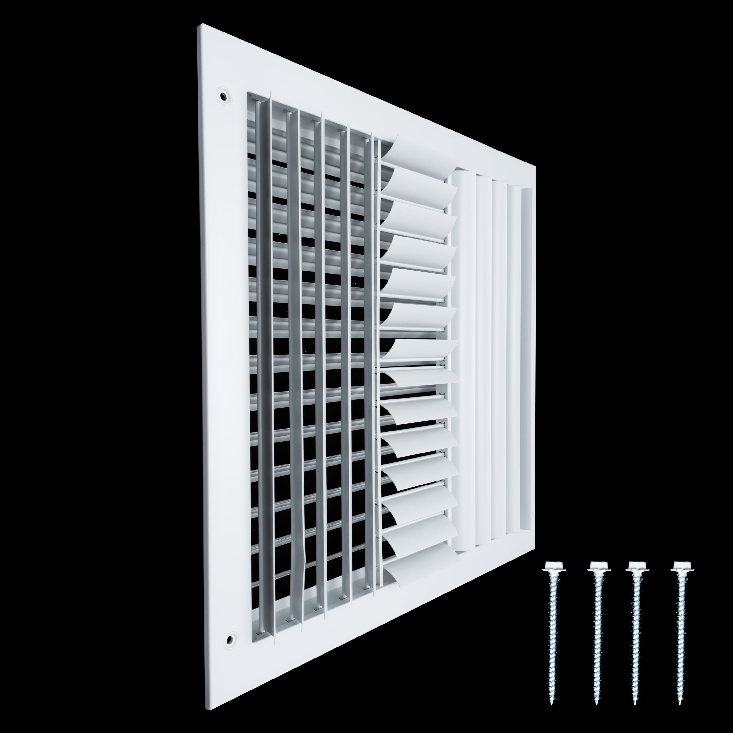 Fits 14x14 Duct Opening Aluminum 4-WAY Adjustable Air Supply Grille by ...
