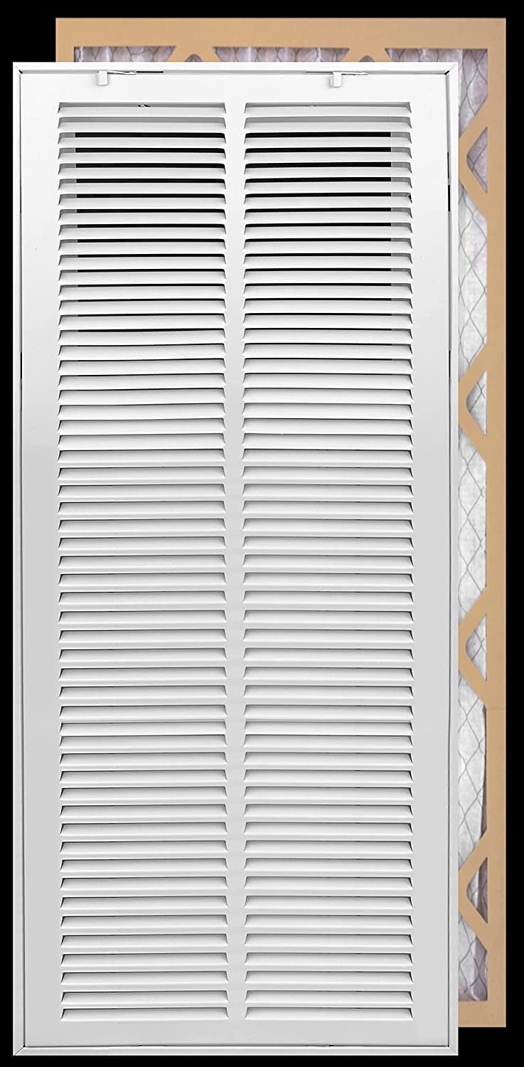 Fits 14x30 Duct Opening | Filter Included Steel Return Air Filter ...