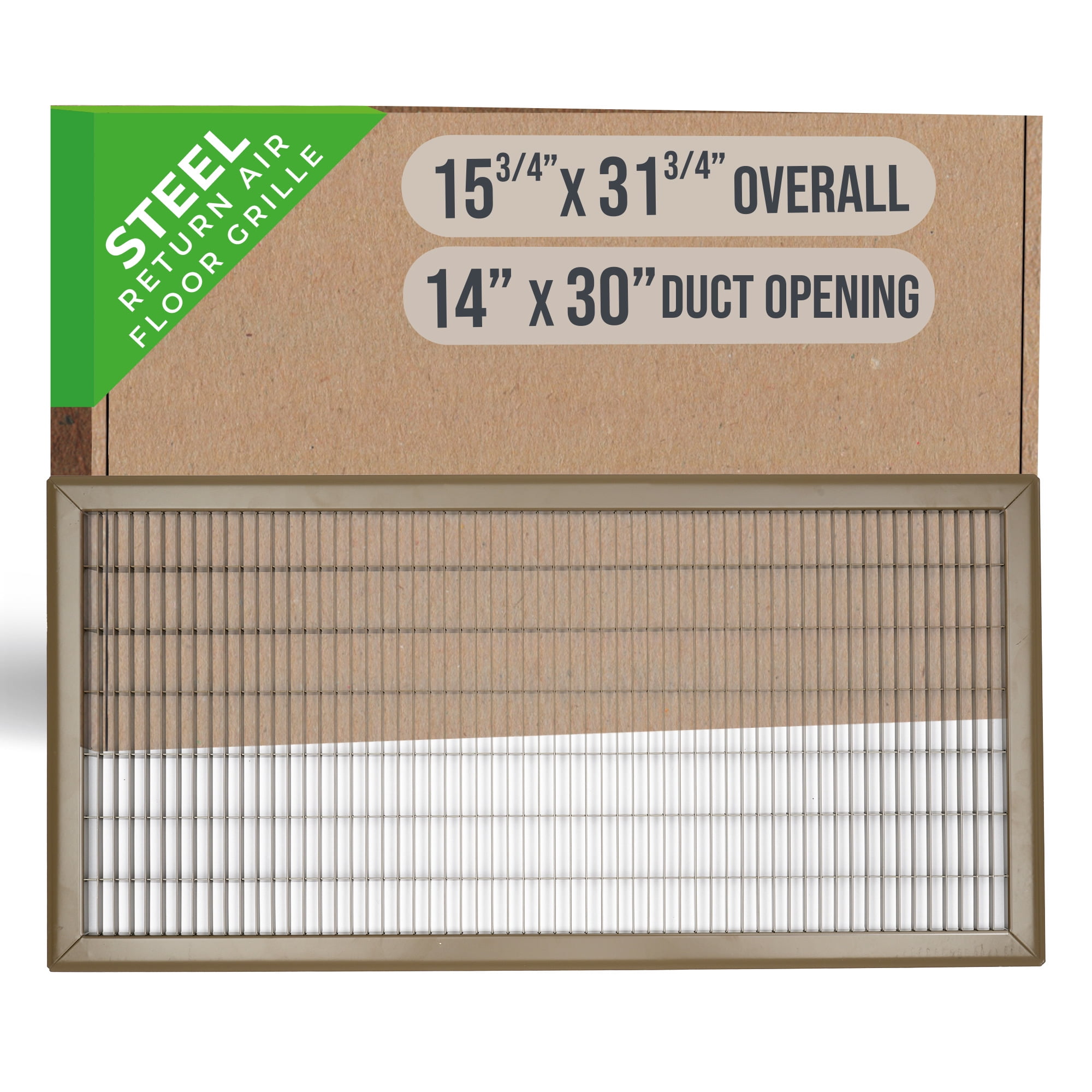 Fits 14x30 Duct Opening | Return Air Floor Grille by Handua| Walkable ...