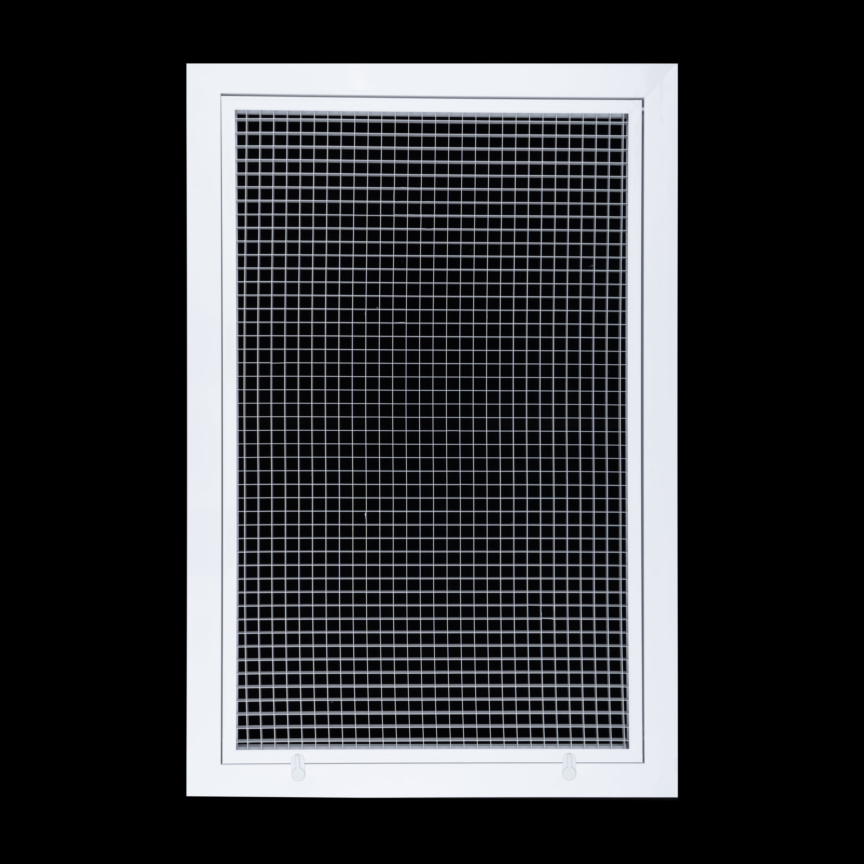 Fits 16x25 Duct Opening | Aluminum Eggcrate Return Air Filter Grille ...