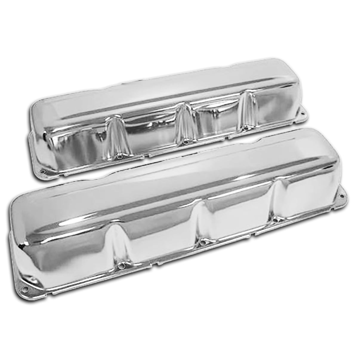 Fits 1968-1979 AMC Jeep 304-360-390-401 V8 Steel Valve Covers Chrome ...