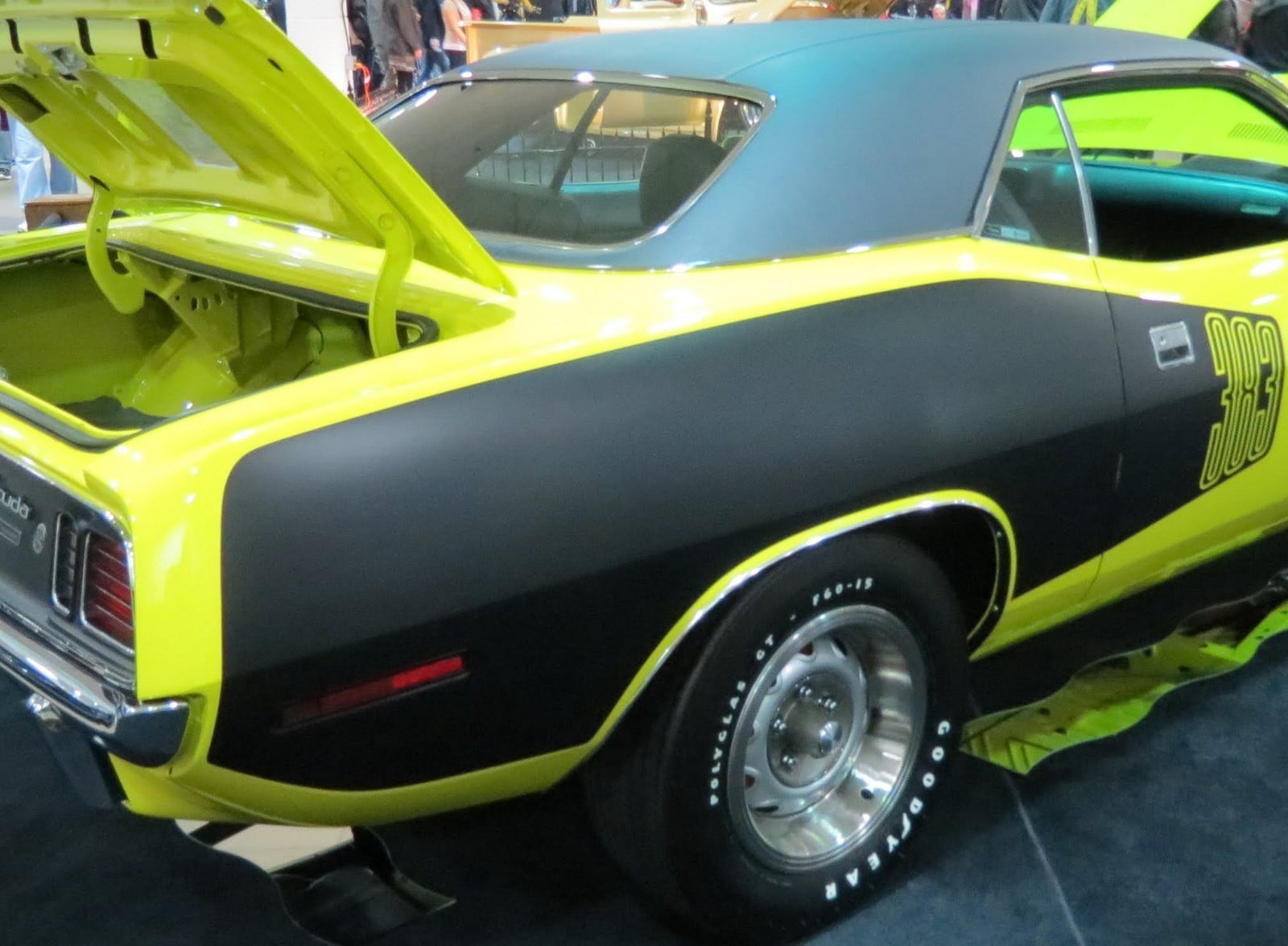 Fits 1971 Plymouth Cuda Billboard Stripes Kit Mopar 1971 383 Flat Matte ...