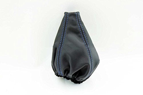 Fits 1997-2004 Corvette C5 Real Black Leather Automatic Shift Boot with ...