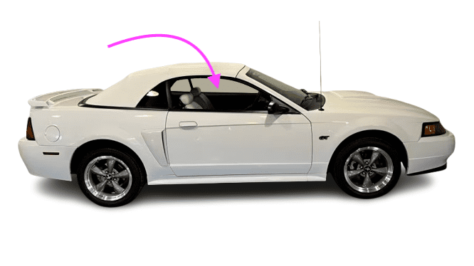 Fits: 2000-2004 Ford Mustang 2D Coupe,Convertible Front Right Door ...