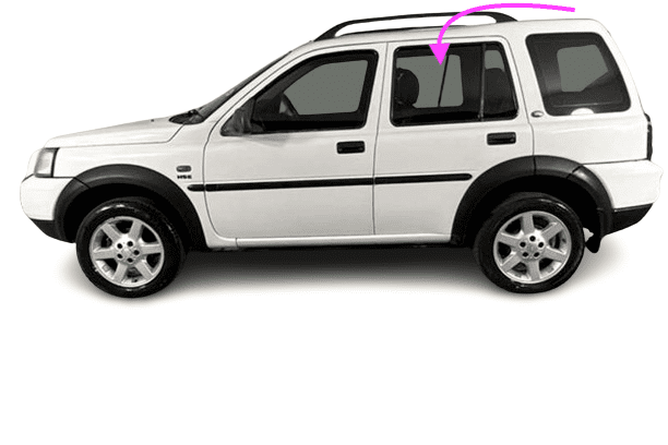 Fits: 2000-2005 Land Rover Freelander 4-D Utility Rear Left Door Window ...