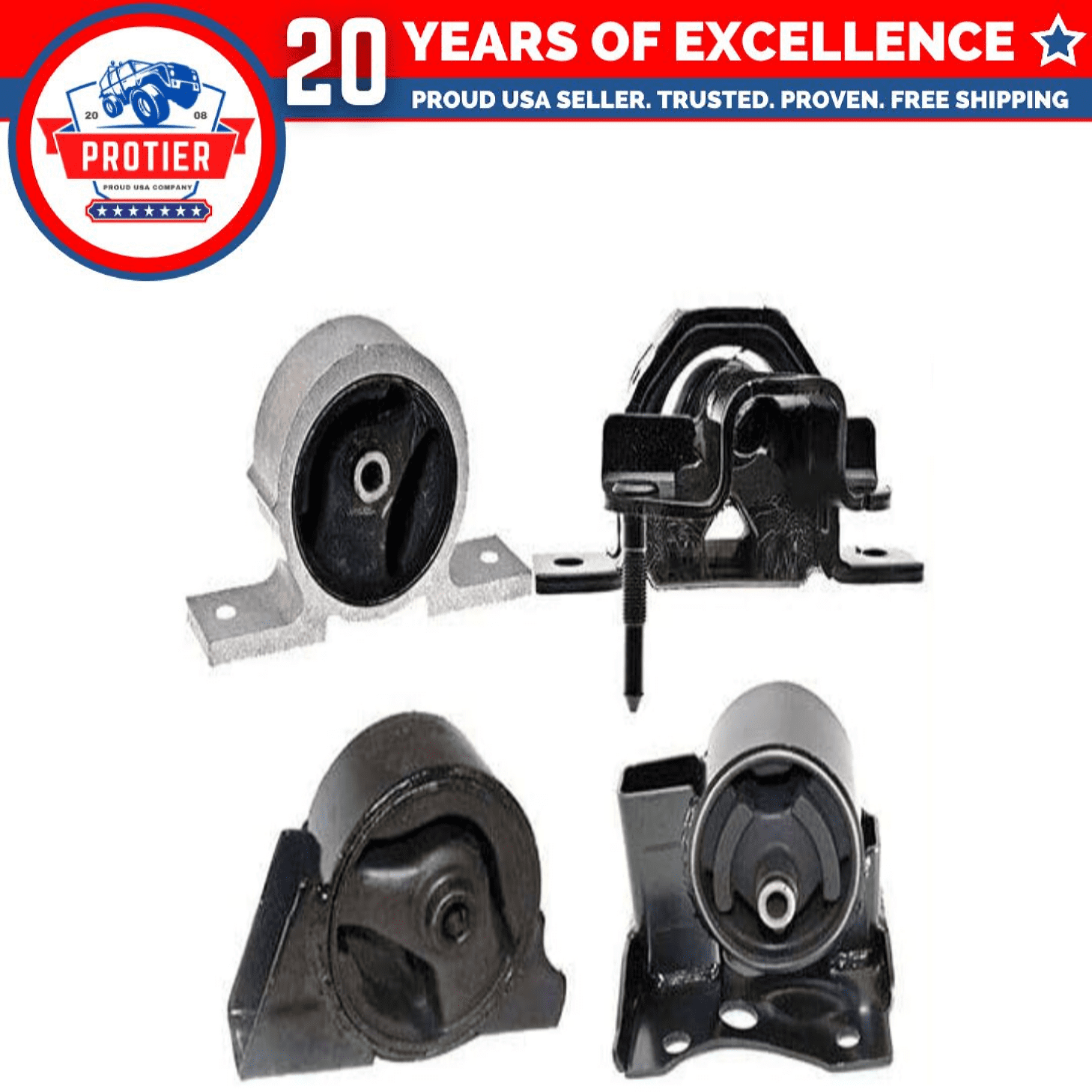 Fits 2000-2006 Nissan Sentra 1.8L Engine Motor & Trans Mount Set for ...