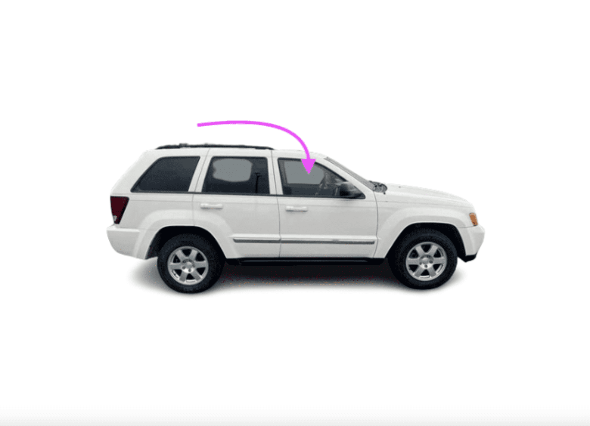Fits 2006-2010 Jeep Grand Cherokee Passenger Front Door Window Glass ...