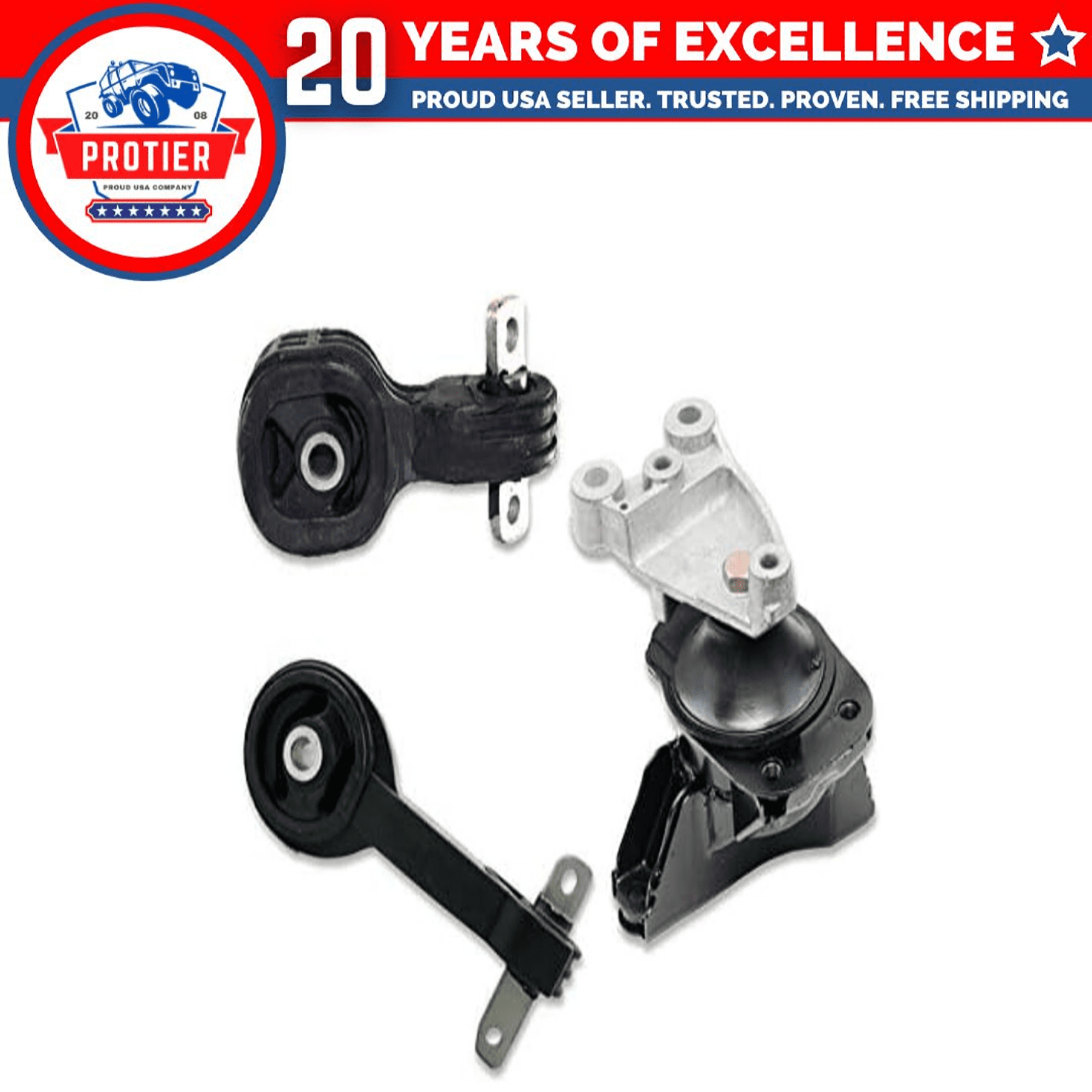 Fits 2006-2011 Honda Civic 1.8L AUTO Engine Motor & Torque Mount Set ...