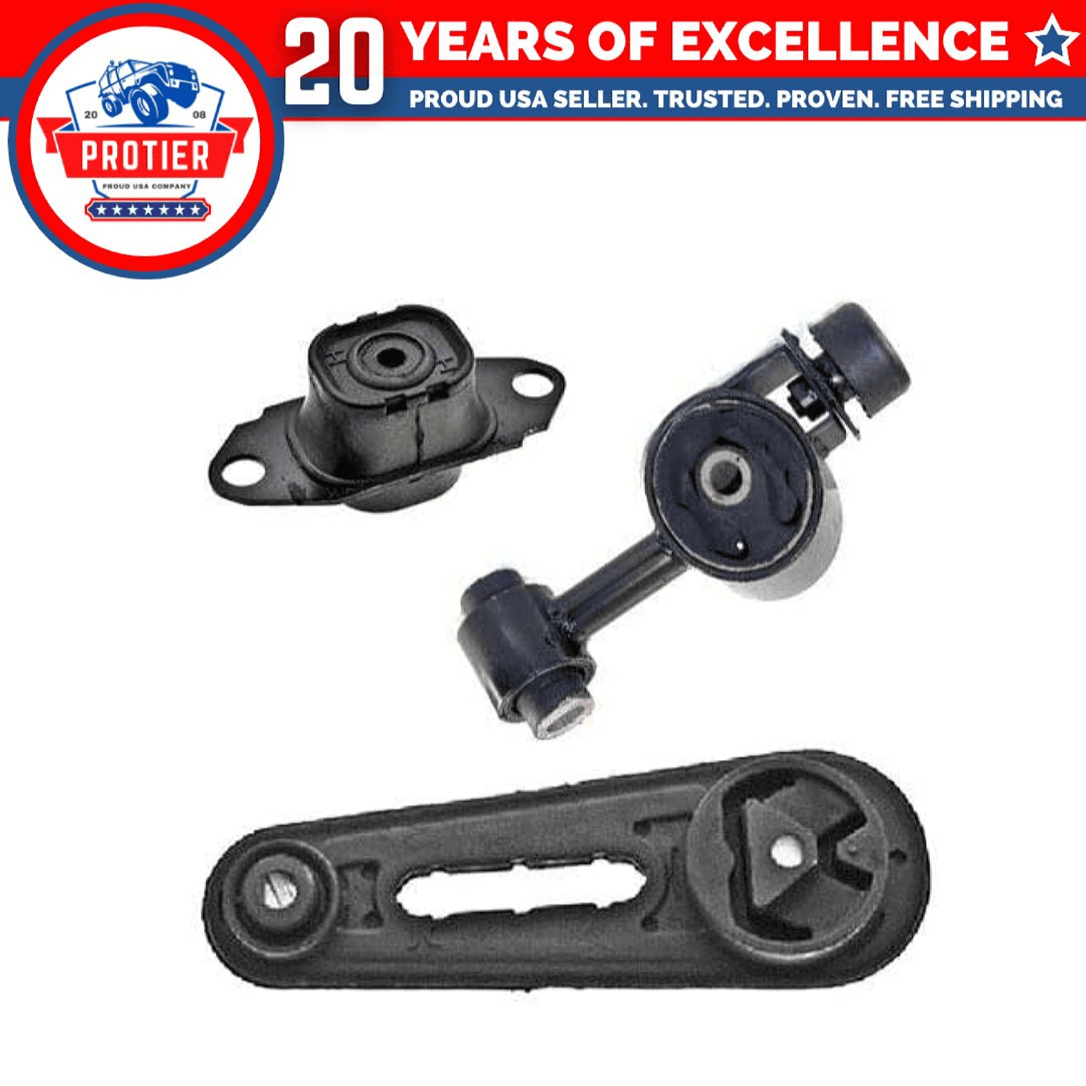 Fits 2007-2012 Nissan Versa 1.8L Torque Strut Front & Rear & Trans ...