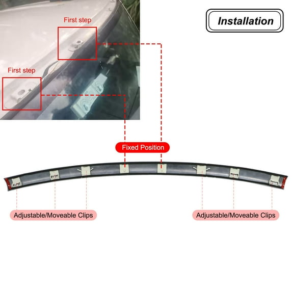 Fits 2007-2014 Toyota FJ Cruiser New White Upper Top Windshield Reveal ...