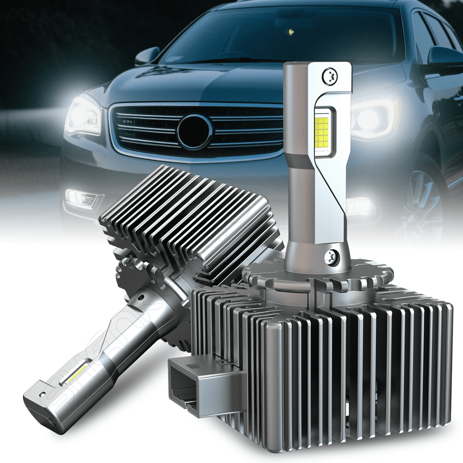 Fits 2009-2010 Jeep Commander Headlights Bulb D1S LED Type HID Low Beam ...