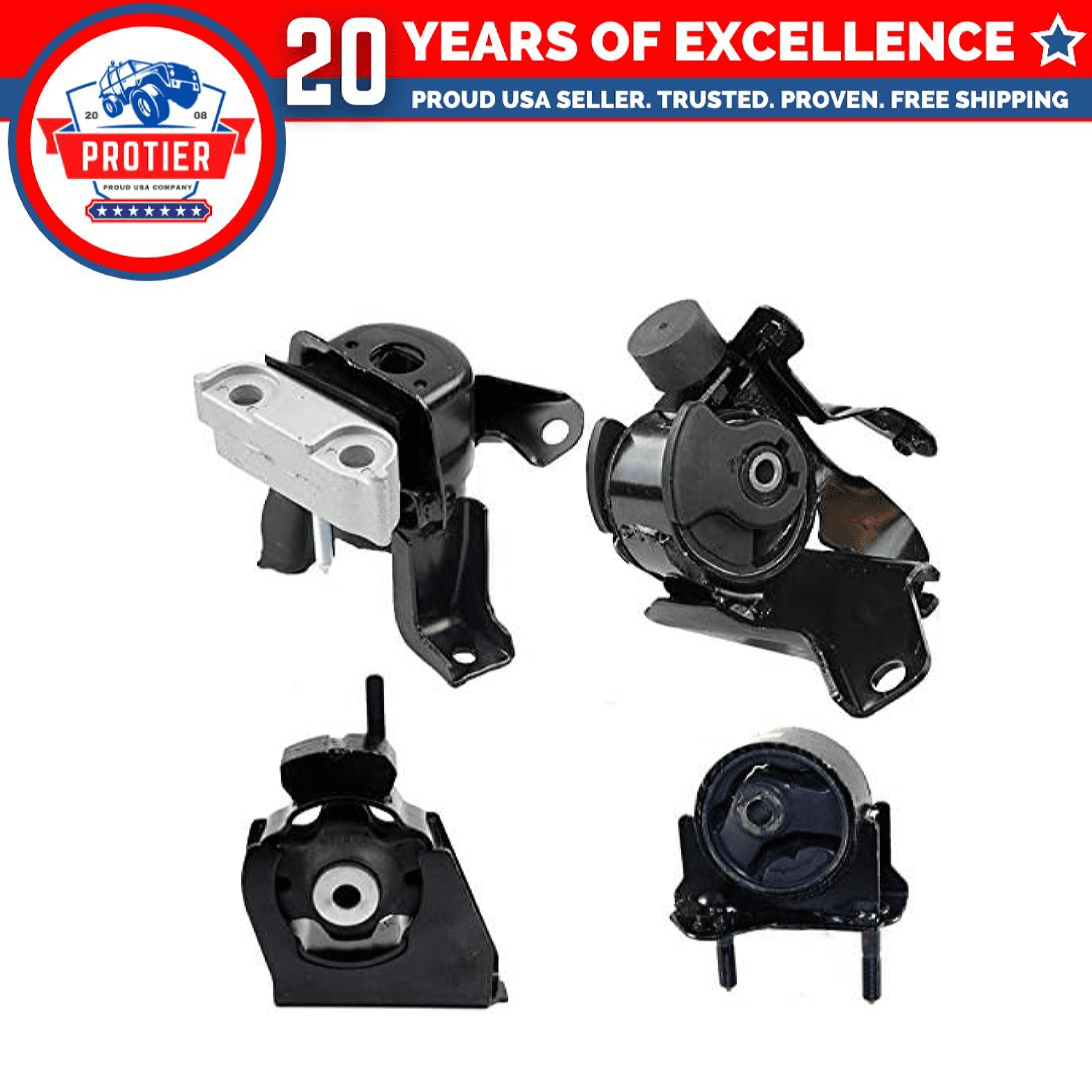Fits 2009-2013 Toyota Matrix 2.4L AWD Engine Motor & Transmission Mount ...