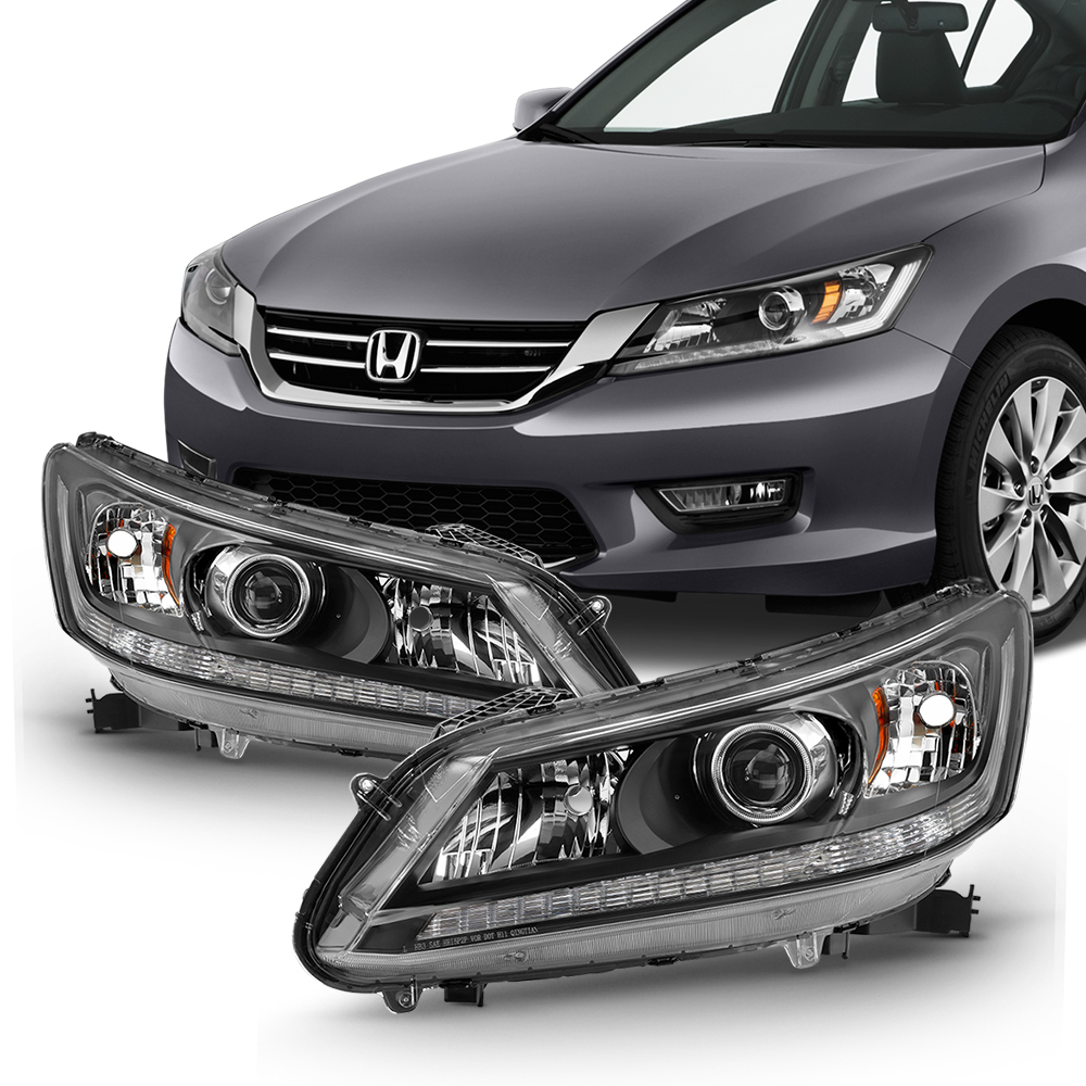 Headlight Assembly - Cooling Direct Fit/For 13-15 Honda Accord Sedan ...
