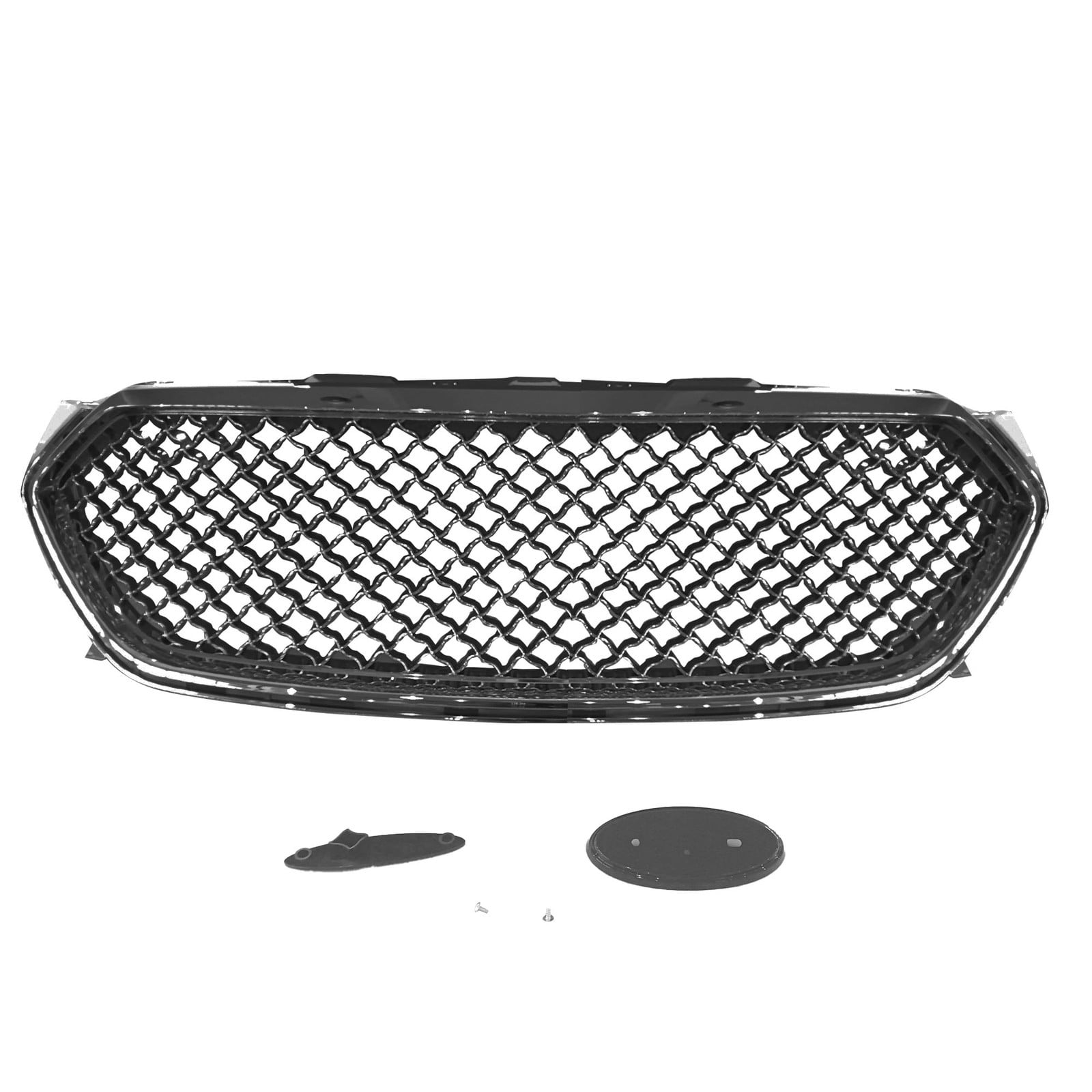 Fits 2013-2019 Ford Taurus Front Upper Grille carbon filber style ...