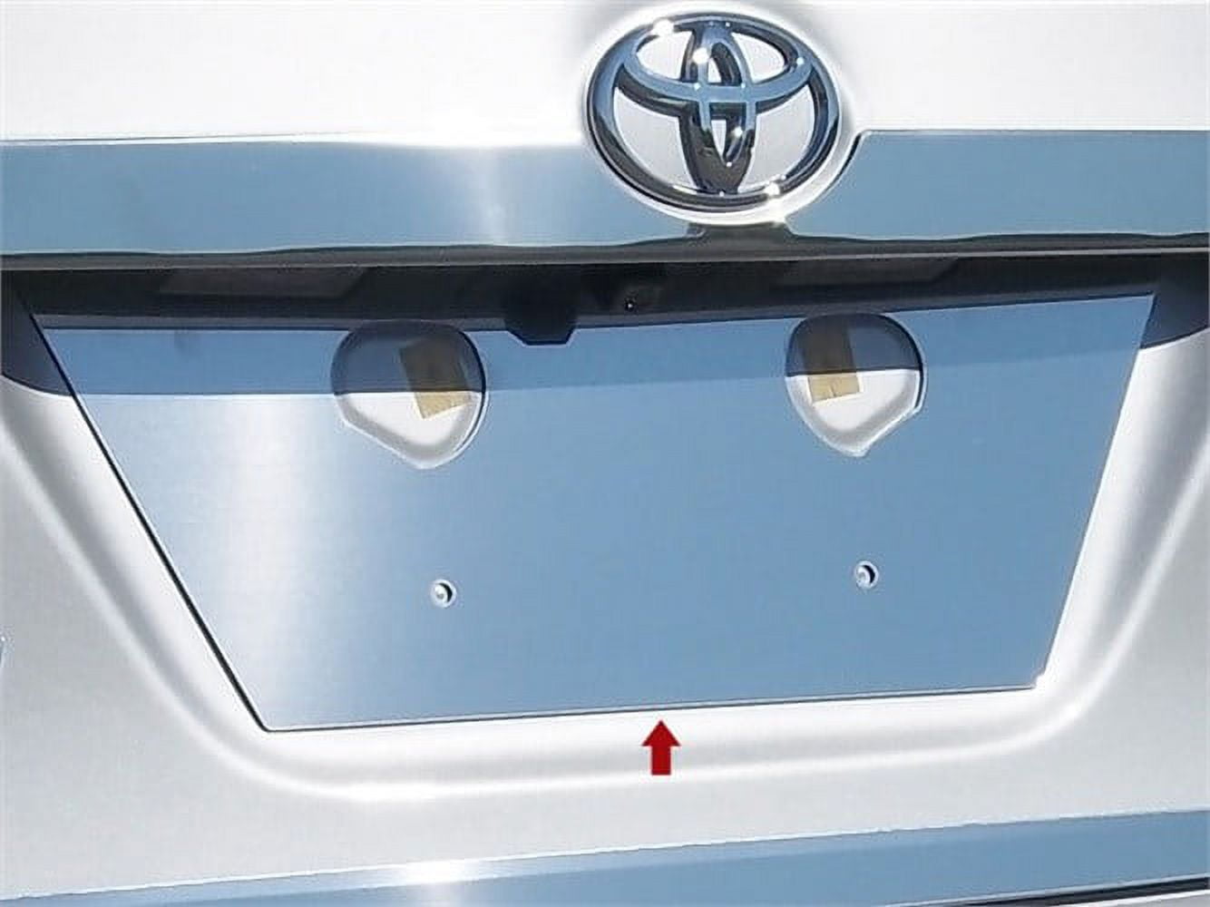 Stainless License Plate Bezel 1Pc Fits 2014-2019 Toyota Corolla LP14112 ...