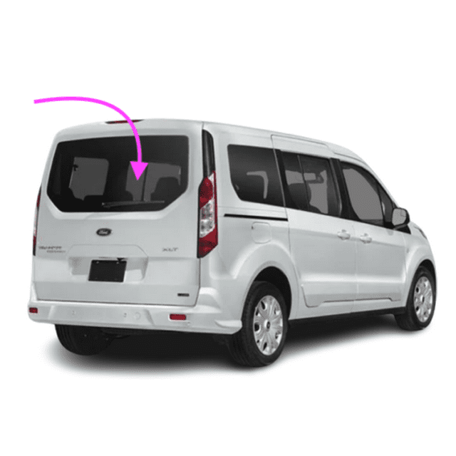 Fits: 2014-2023 Ford Transit Connect Mini Van Rear Window Back Glass ...